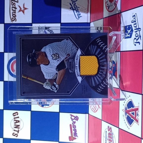 Toys | Carlos Lee Game Worn Jersey Baseball Relic Card | Poshmark